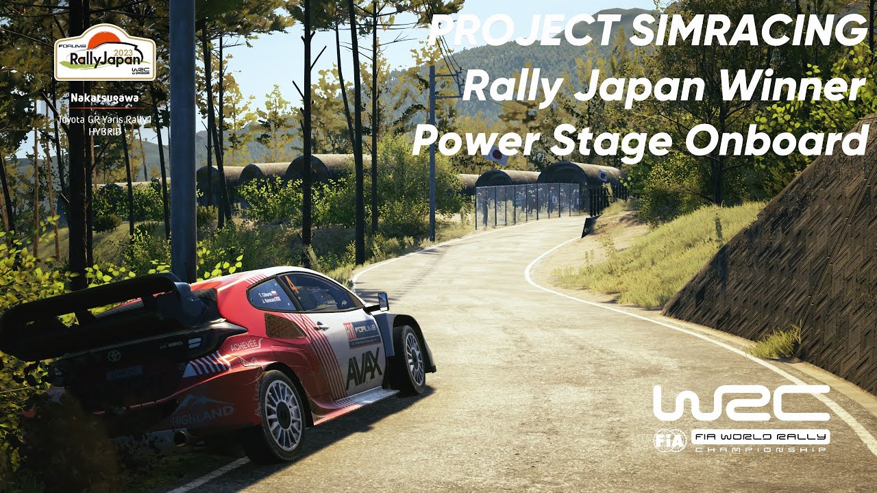 Project SimRacing | Rally Japan | Power Stage Onboard | Rally Winner ...