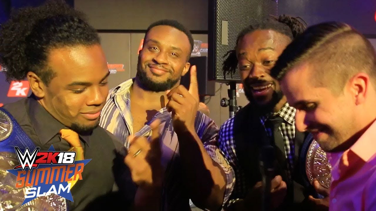 Chris Denker interviews THE NEW DAY!! (WWE 2K18 SummerSlam KickOff ...