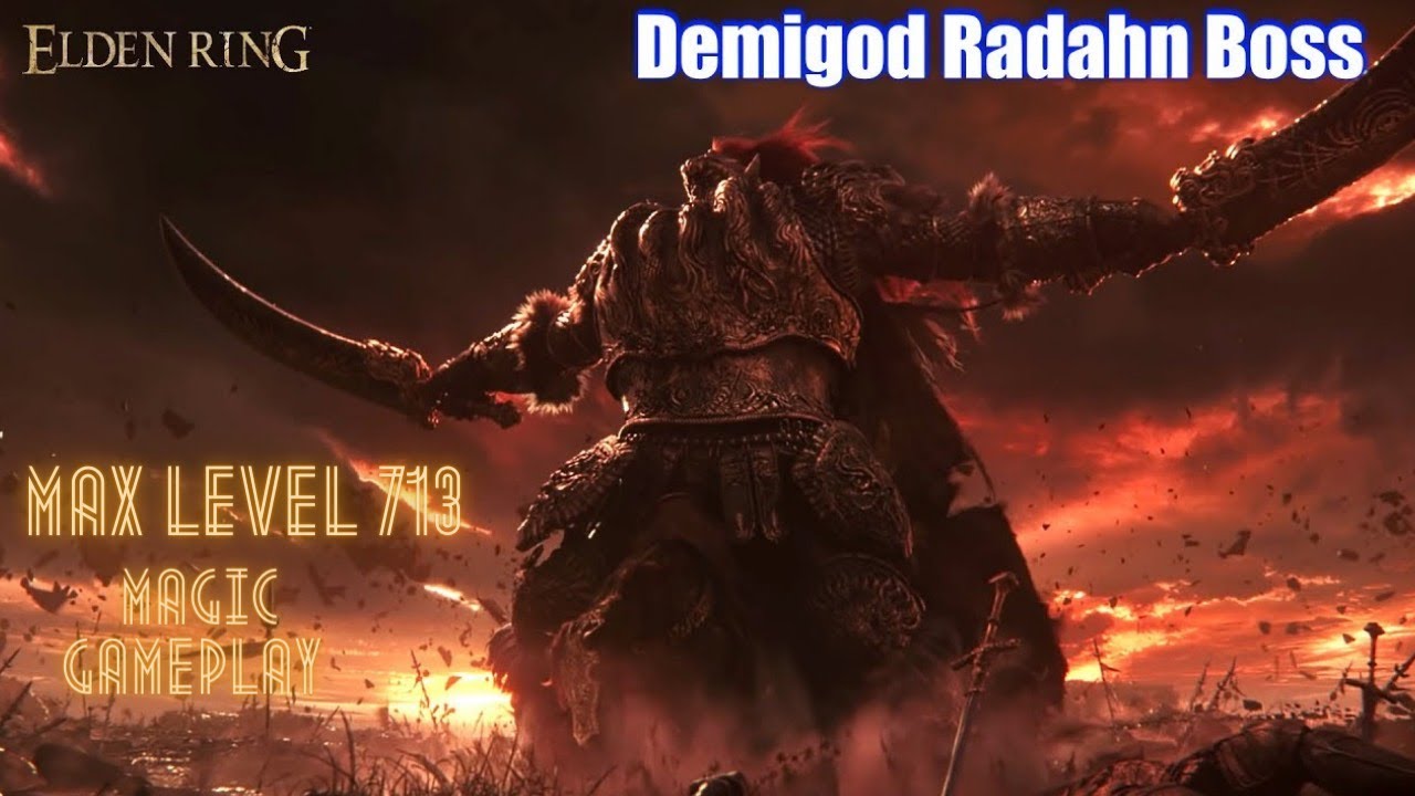 Elden Ring - MAX LEVEL 713 VS Starscourge Radahn (4K 60FPS) - YouTube
