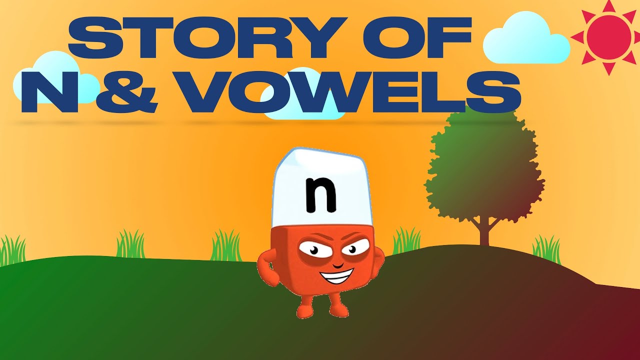 Alphablocks - Story of N & Vowels | What's my name?| Alphablocks help ...