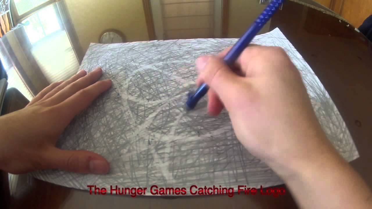 How To Draw The Catching Fire Symbol
