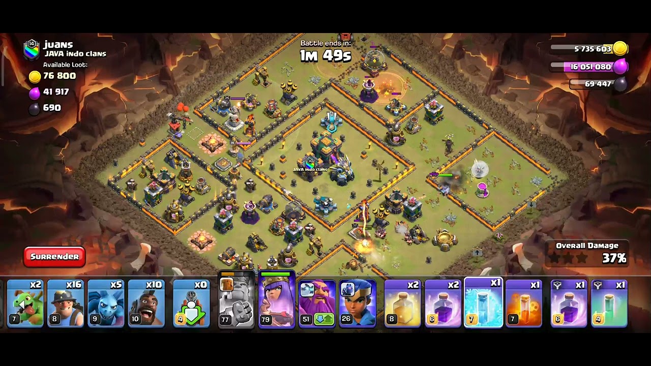 coc attack live attack for war 😳👌like,share n subscribe 😘🙏 - YouTube