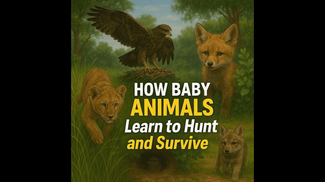 How Baby Animals Learn to Hunt and Survive - YouTube