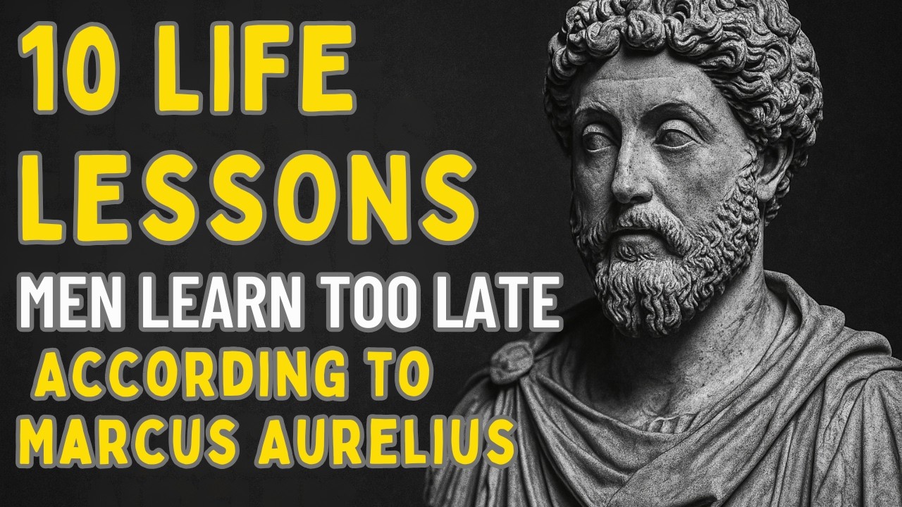 10 Life Lessons Men Learn Too Late (Marcus Aurelius Wisdom) - YouTube