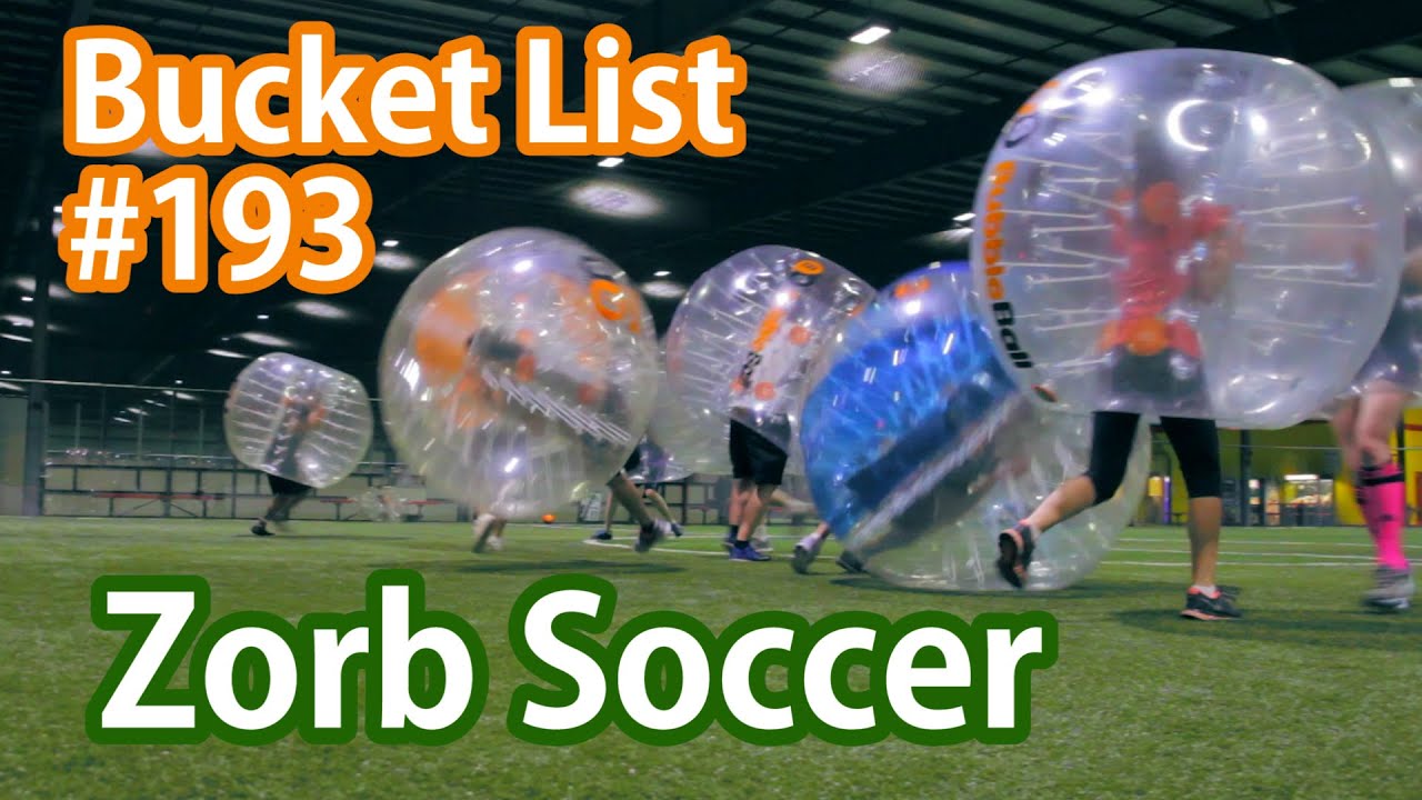 The Zorb Soccer Game - YouTube