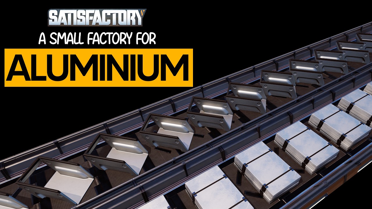 I Actually Built A Small Factory For Once In Satisfactory 1.0 - YouTube