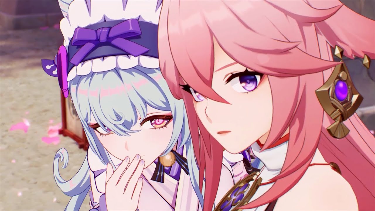 Mizuki Gifts Yae Miko for Tricking Her in All Languages | Yumemizuki Demo Trailer - YouTube