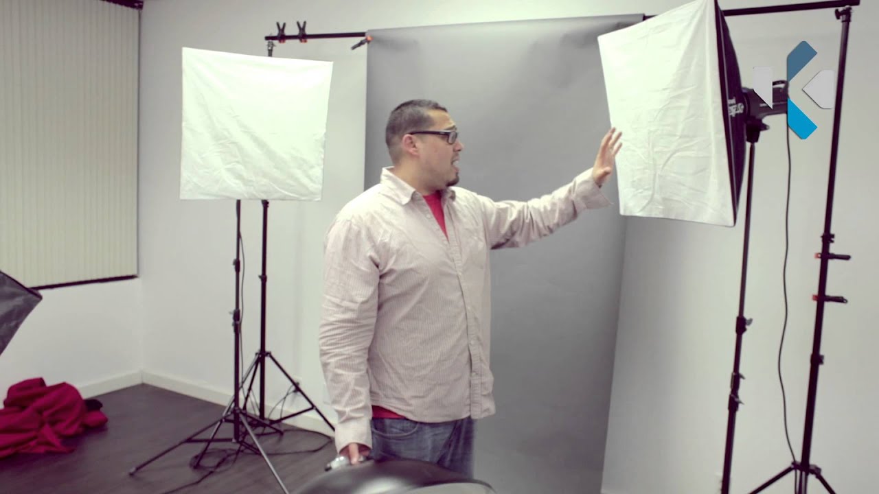 Beauty Dish and 60in Octobox Studio Lighting--3 light setup - YouTube