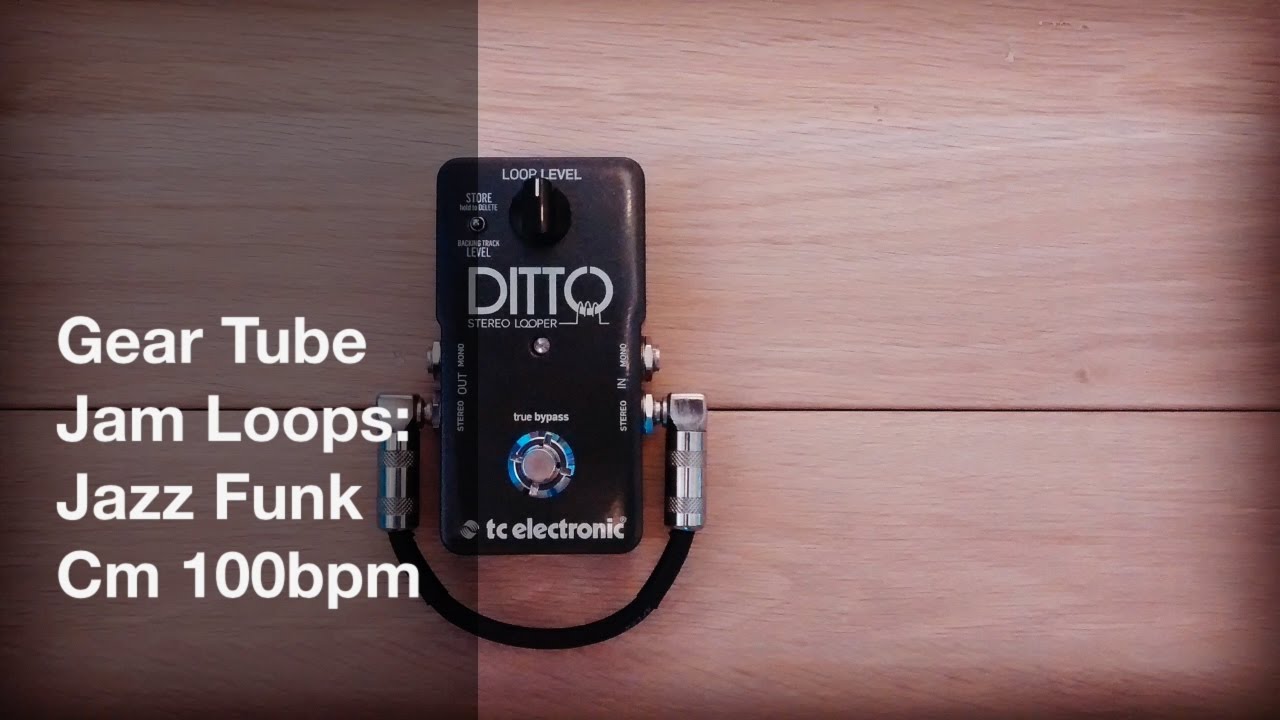 Jam Loops: Jazz Funk Cm 100bpm - Free Backing Tracks - YouTube