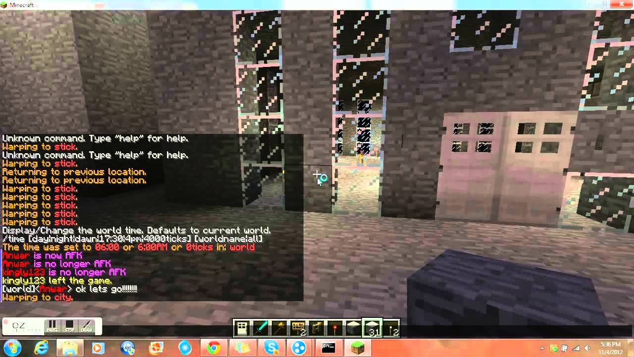 My First Server On Minecraft 1.4.2 dont need hamachi!!!! - YouTube