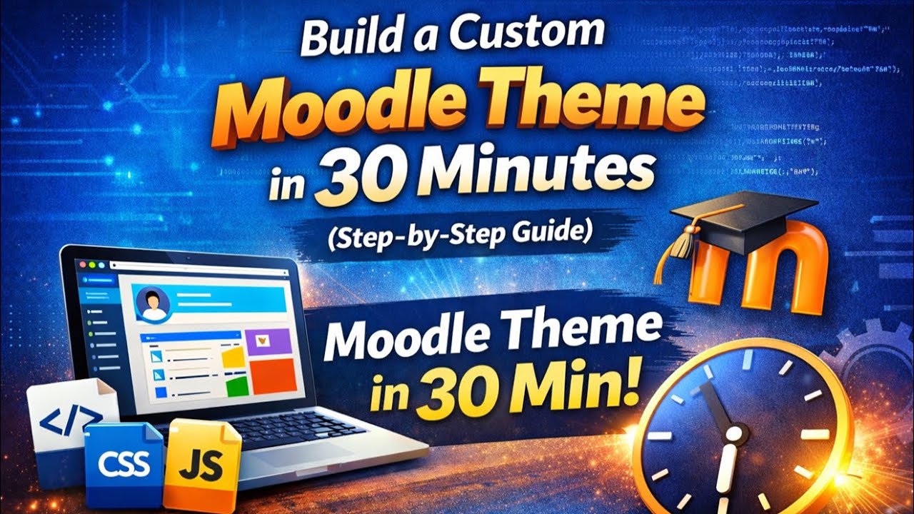 Build a Custom Moodle Theme in 30 Minutes (Step-by-Step) - YouTube
