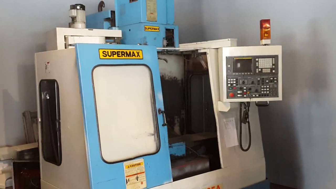 Supermax V-65A CNC Dik İşleme Merkezi - 1999 Model - YouTube