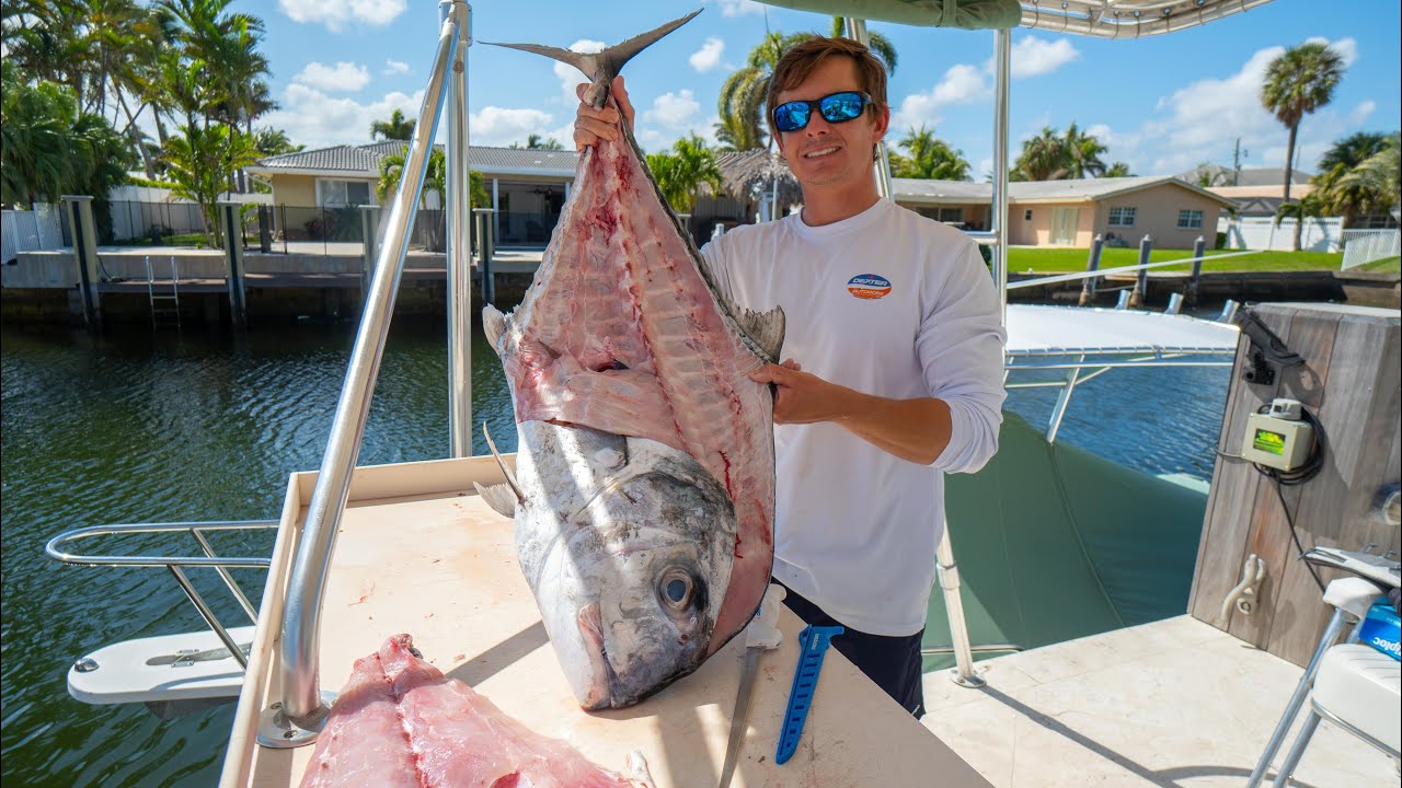 How To Fillet African Pompano Fish - YouTube