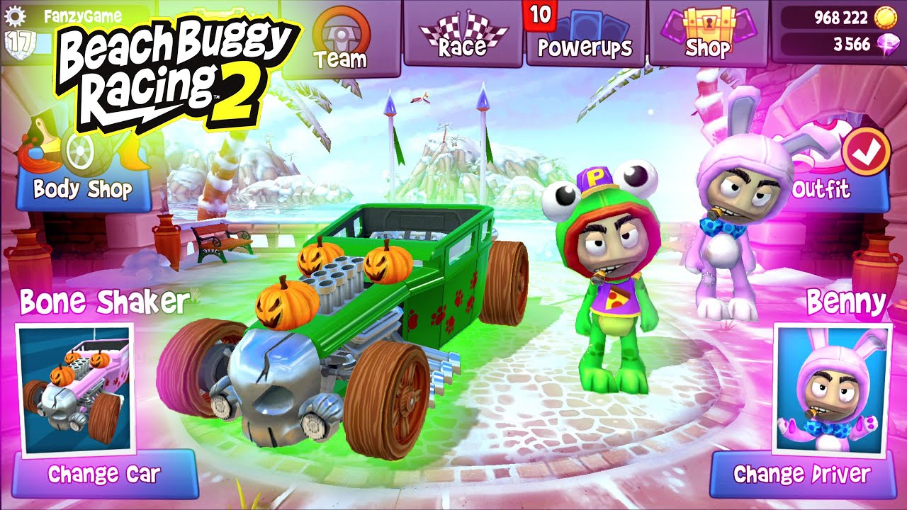 Bone Shaker New Paint + Benny New Outfit and Old Outfit - Beach Buggy ...