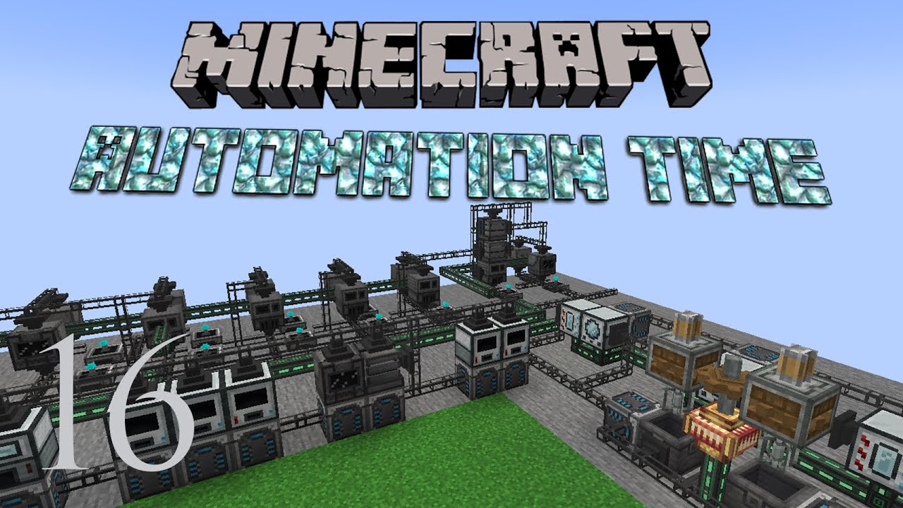 Let's Play Modded Minecraft Mechanical Mastery Ep. 16 (Automation Time ...