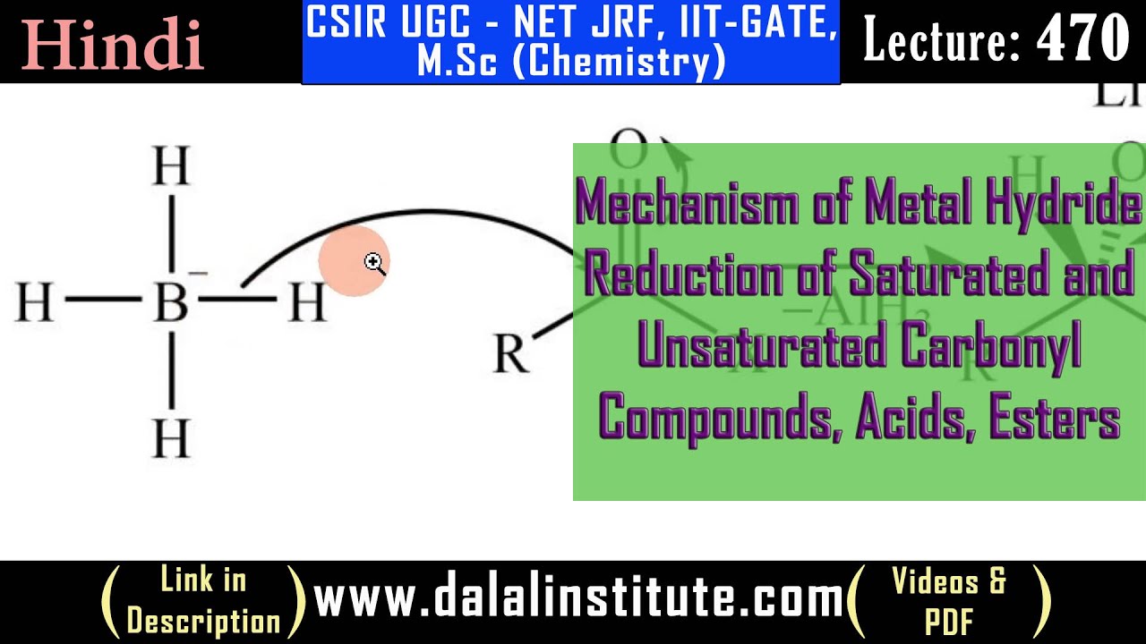 Mechanism of Metal Hydride Reduction of Saturated and Unsaturated ...