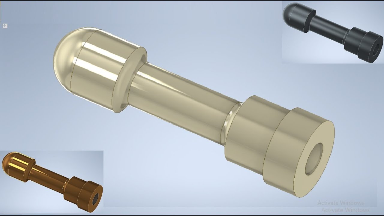 DRAWING A LIFTER END / VALVE LIFTER, AutoCAD Tutorial (CAD161S UNISA ...
