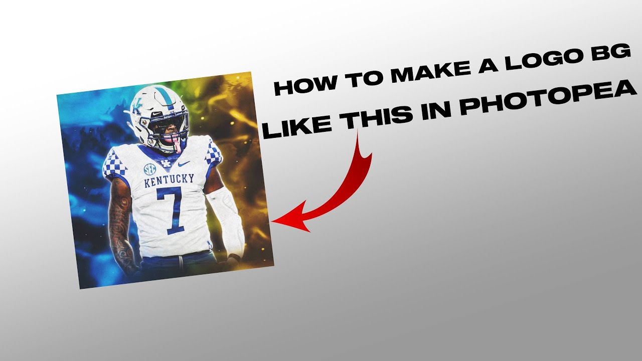 How You Can Make A Fire Sports Logo/ PFP Background In Photopea - YouTube