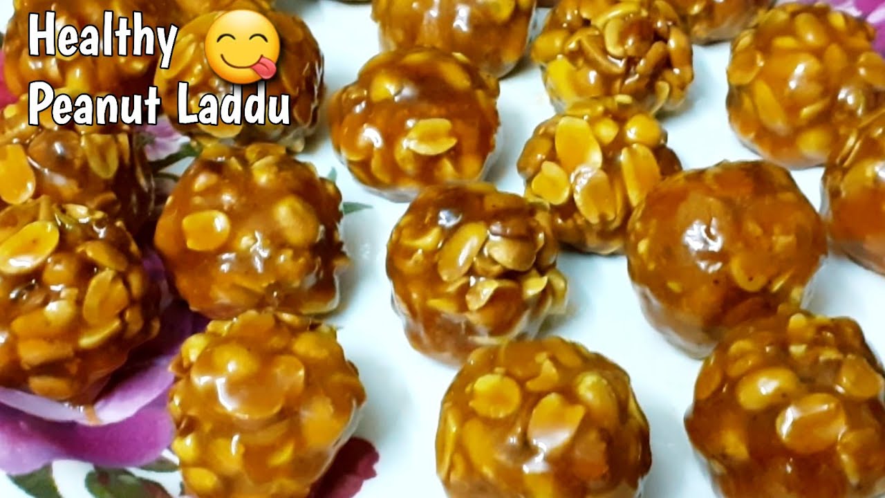 Peanut Laddu Recipe With Jaggery||Pappu Vundalu||Peanut Ladoo Recipe ...