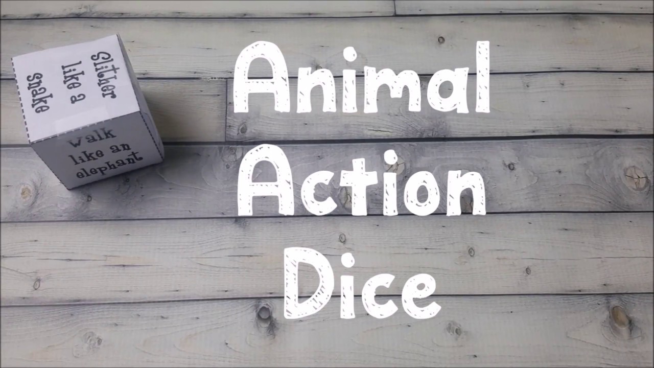 Animal Action Dice - YouTube
