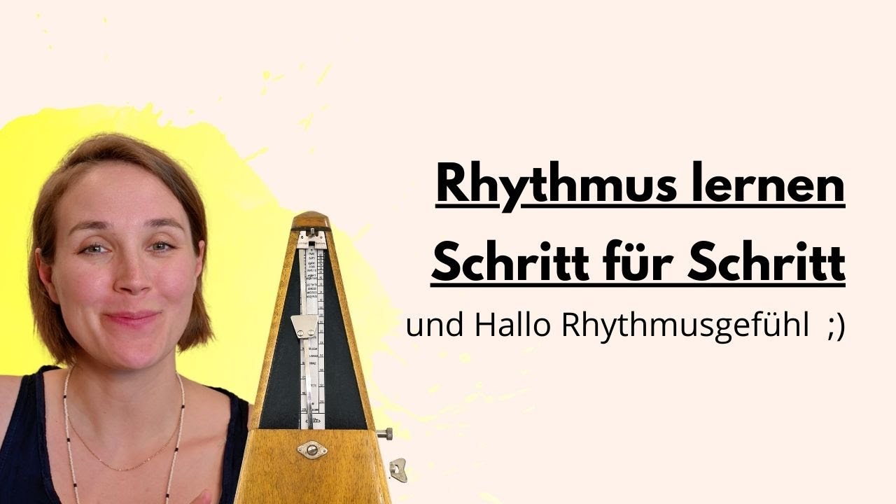 Rhythmus lernen in 5 Schritten - YouTube