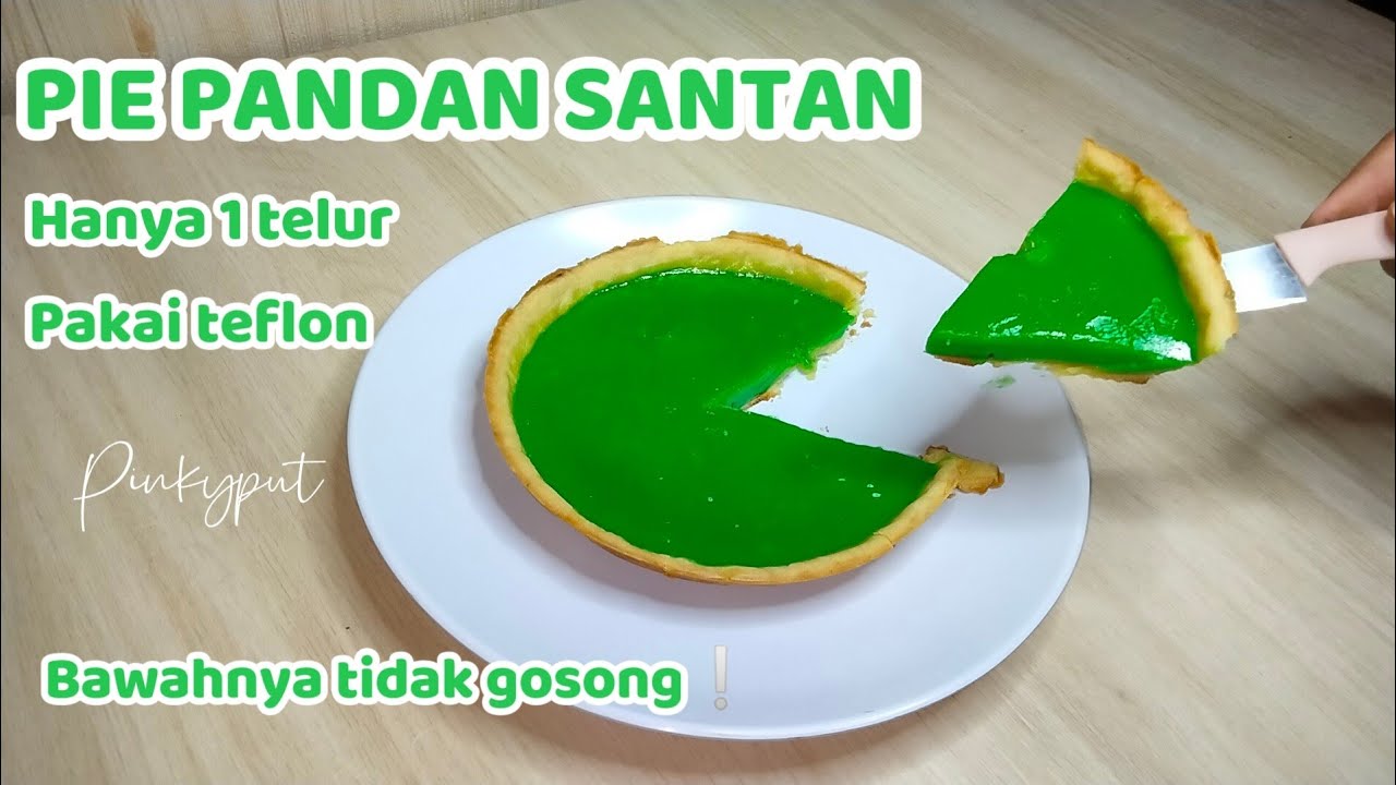 Resep Pie Pandan Santan wangi - YouTube