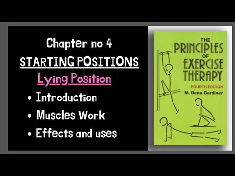 Lying position |Starting positions |Chapter 4 |Kinesiology by Dena ...
