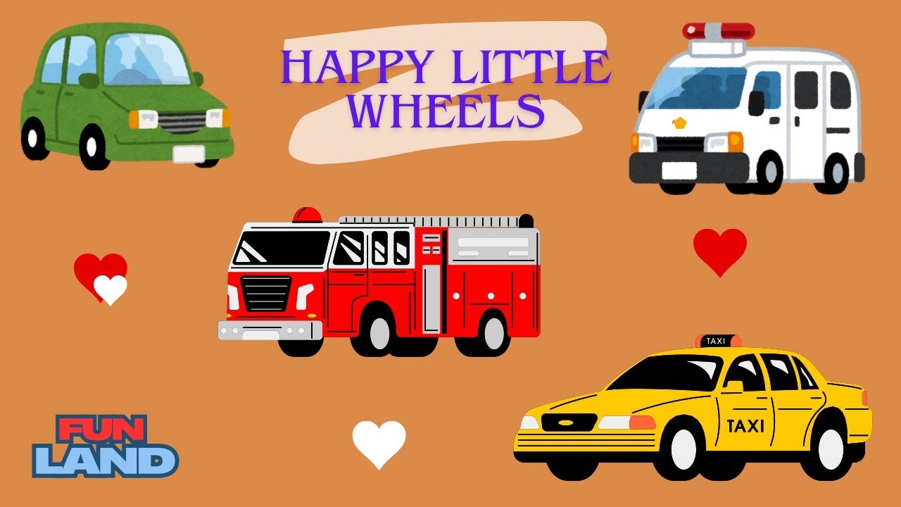 Happy Little Wheels | Fun Car Song for Kids | Nursery Rhymes & Kids ...
