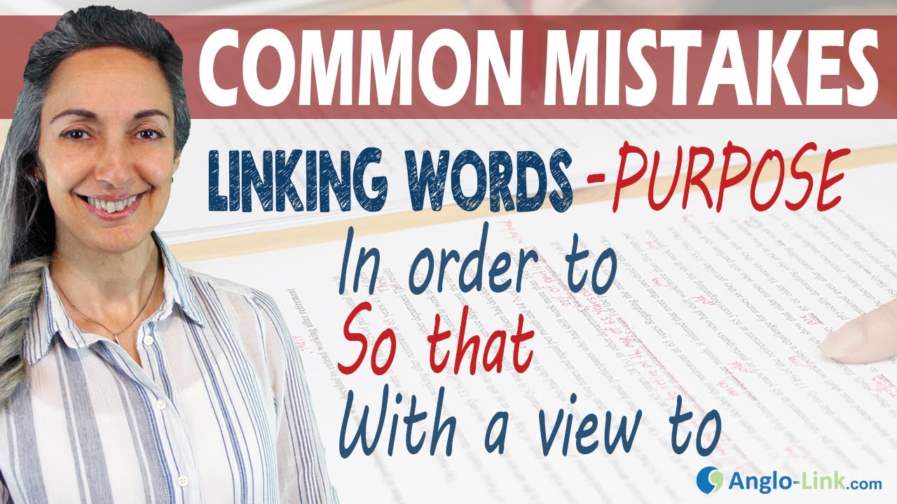 In order to, With a view to, So that | Linking Words of Purpose ...