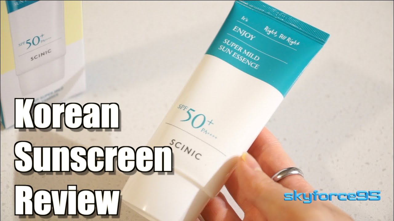SCINIC Enjoy Super Mild Sun Essence SPF50+ PA++++ Korean Sunscreen ...