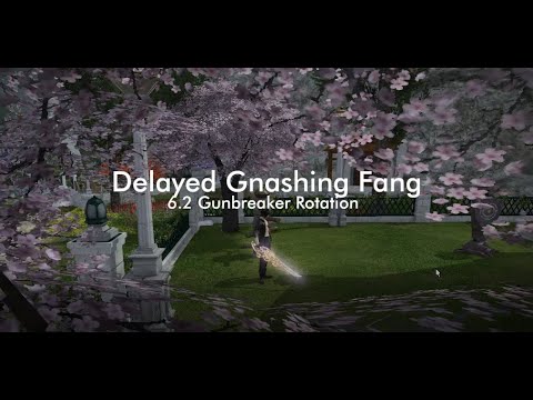 6.18 Gunbreaker Rotation FFXIV - Delayed Gnashing Fang - YouTube