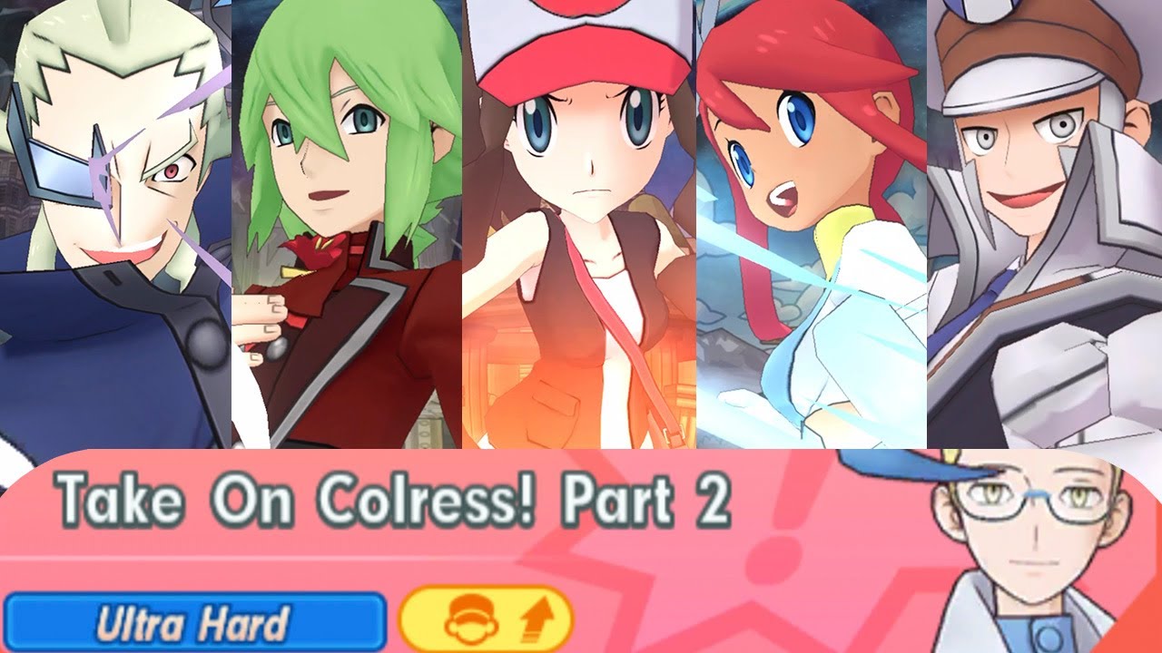 Battle Unova's Best Extreme Battle: Take on Colress Team Examples ...