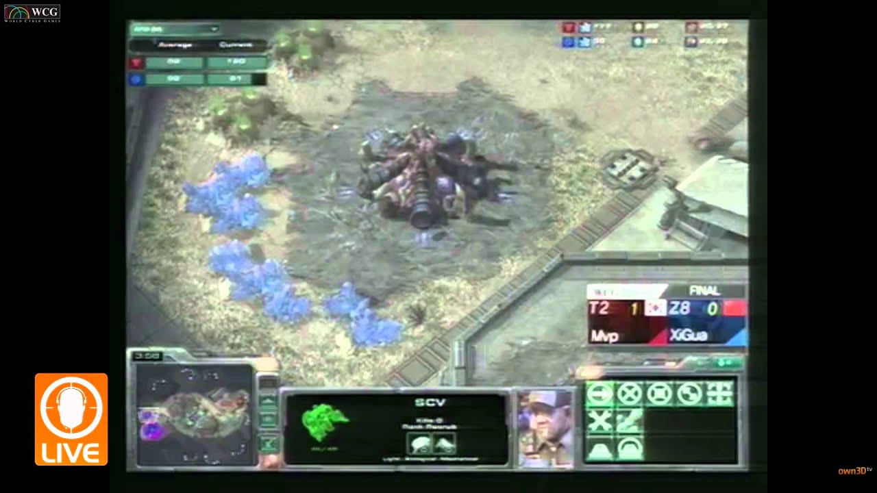 WCG 2011: MVP vs XIGUA - SC2 - YouTube