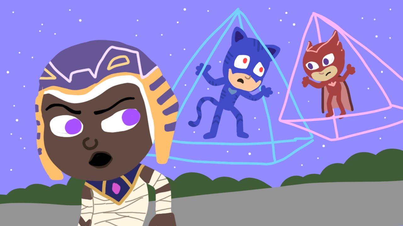 PJ Masks Pyramid Force Field Drawing Disney Junior Doodles - YouTube