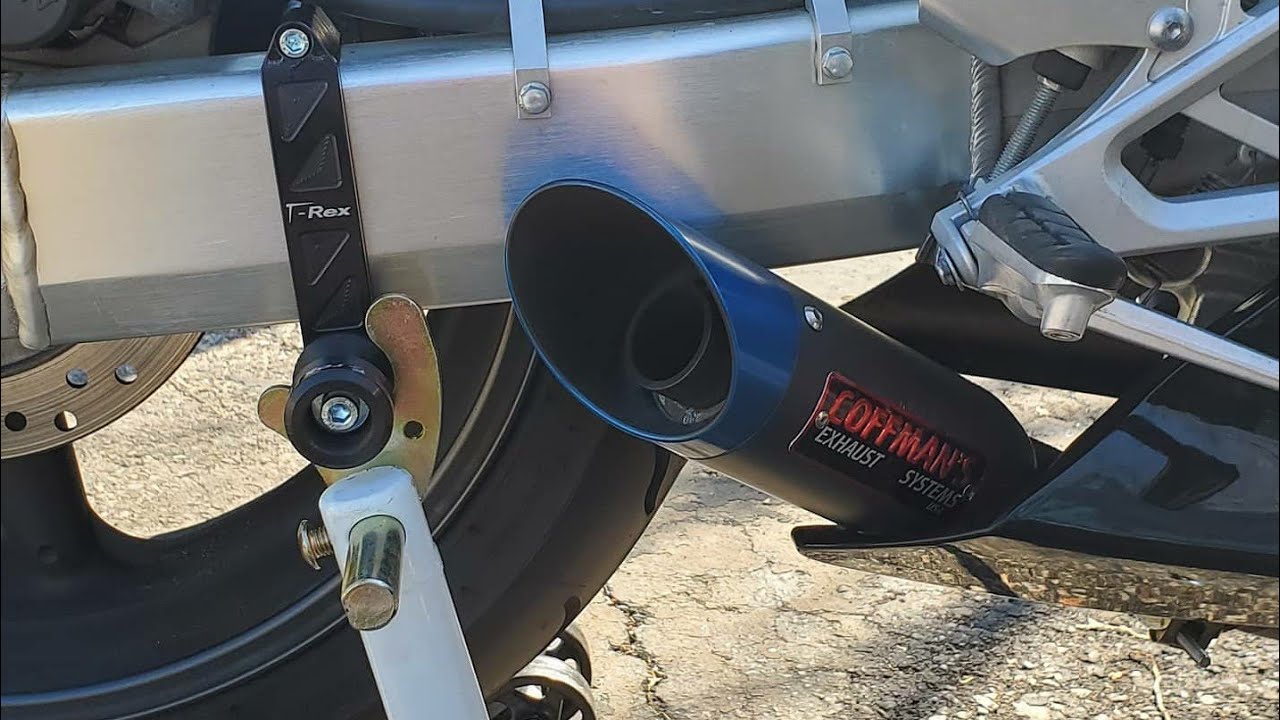 Add T-Rex Racing spools on 05 Honda CBR 600 f4i - YouTube