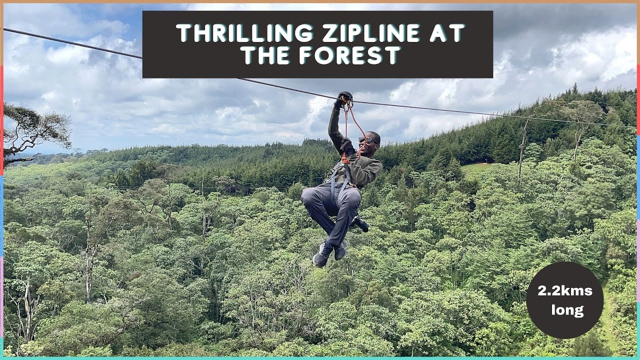 I got stuck on The longest Zipline in Kenya | The forest - YouTube