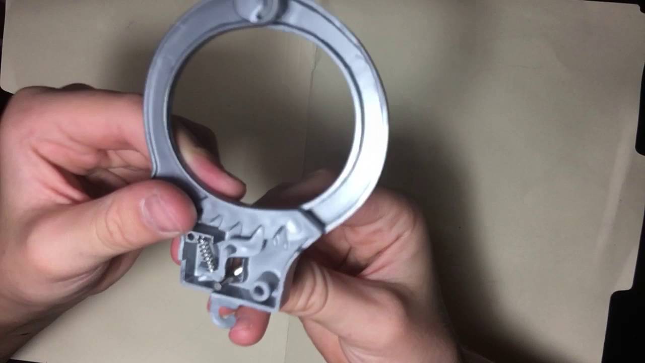 How to escape from hand cuffs and rope. Hand cuff internal view. - YouTube