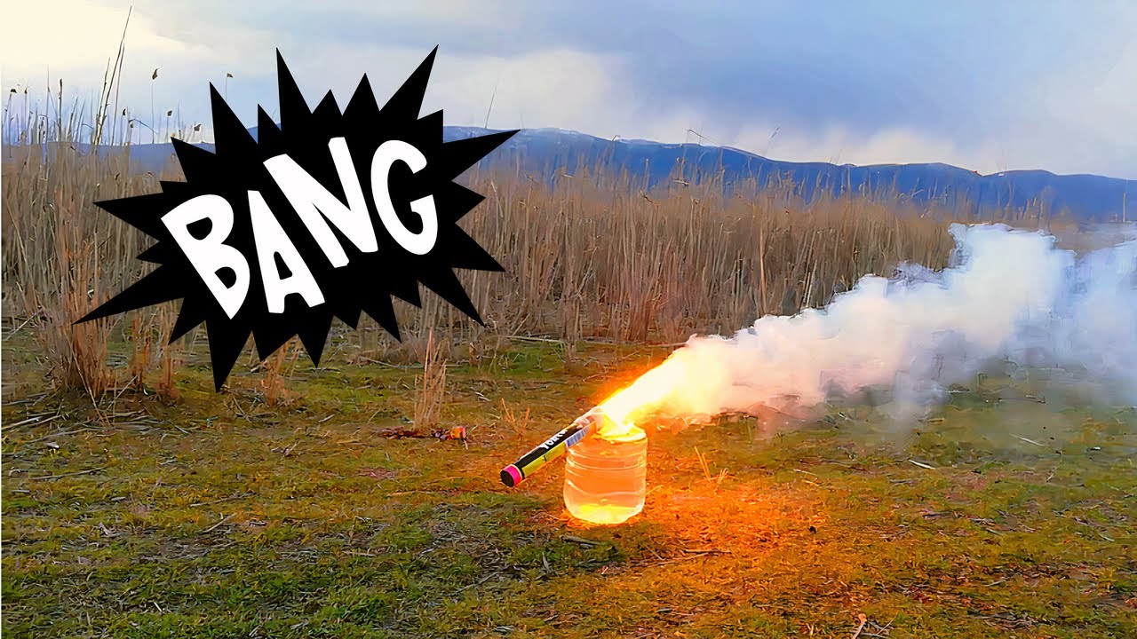 EXPERIMENT: THE PLASTIC BOTTLE EXPLODED !! - YouTube