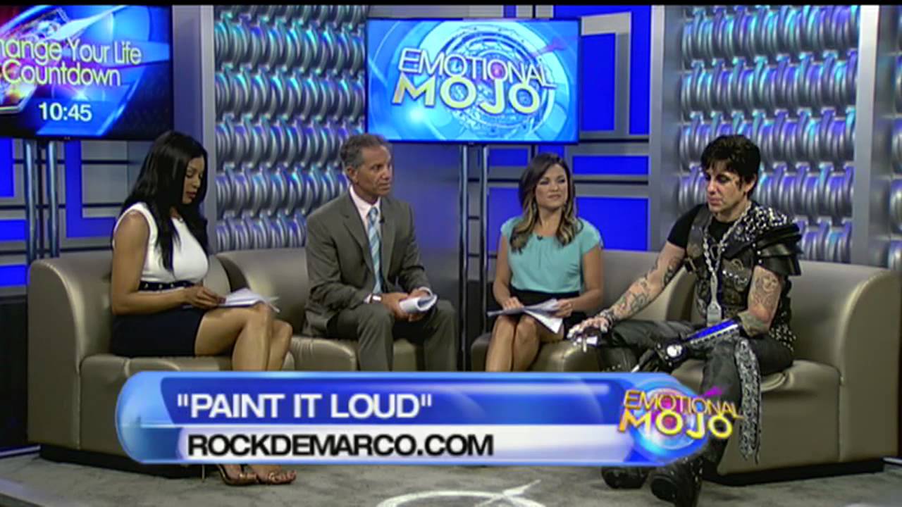 Speed Painter, Rock Demarco, Stopped By The Studios - YouTube