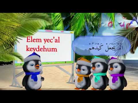 Penguenlerle Fil Suresi Öğren🐧🌟 Çocuklar İçin Fil Suresi | Elemtera Suresi