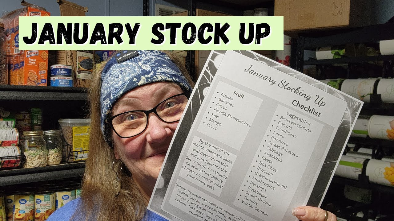 Must Know Food Stock Up Guide For January - YouTube
