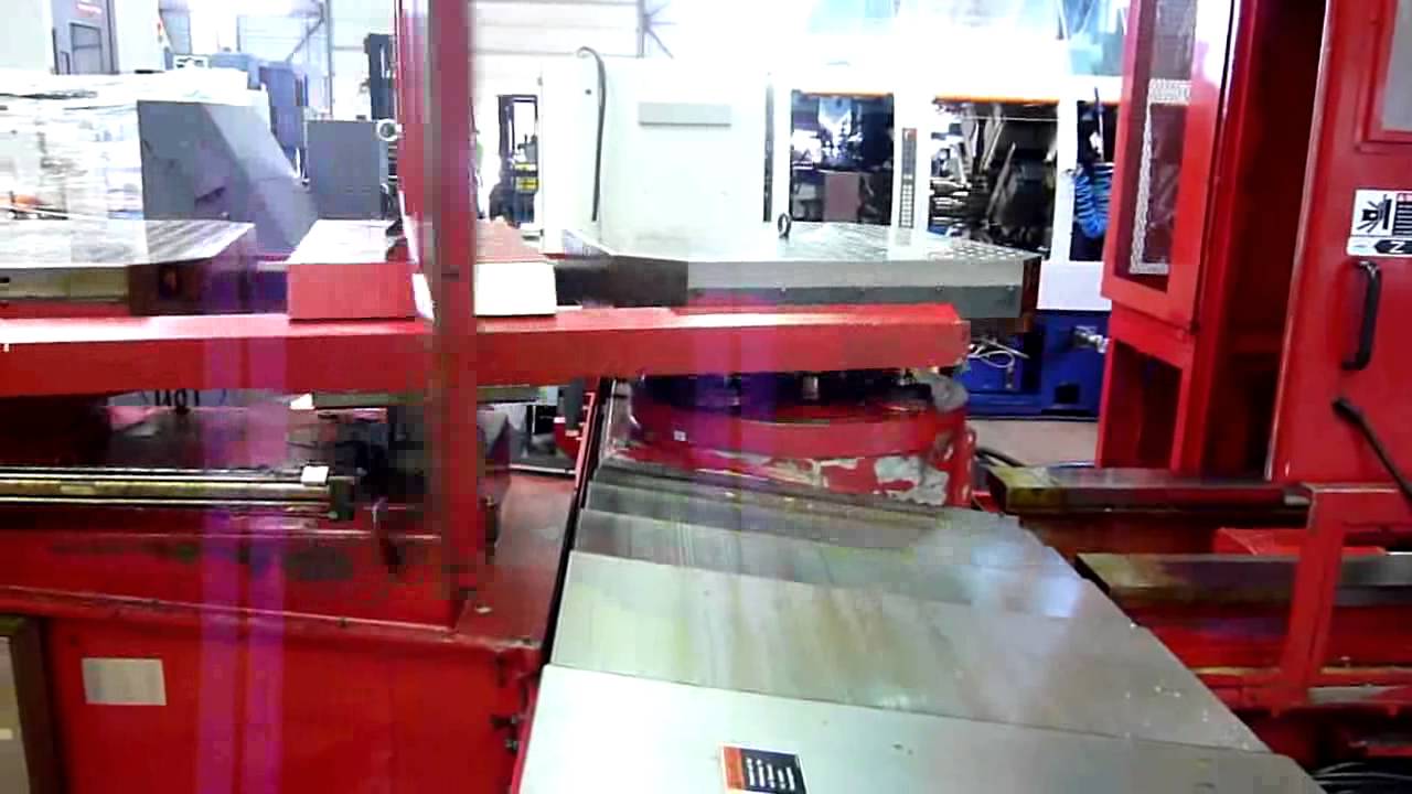 A used vertical Machining Center OKK MCH 1000 II - 3 Axis - YouTube