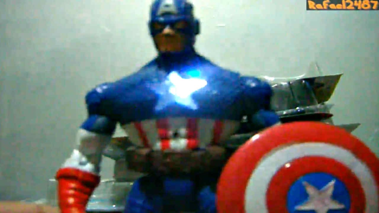 Fake Captain America 2 with Light and Sounds 8 Inch (Action Figure ...