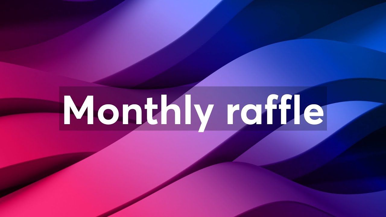 Monthly raffle - YouTube