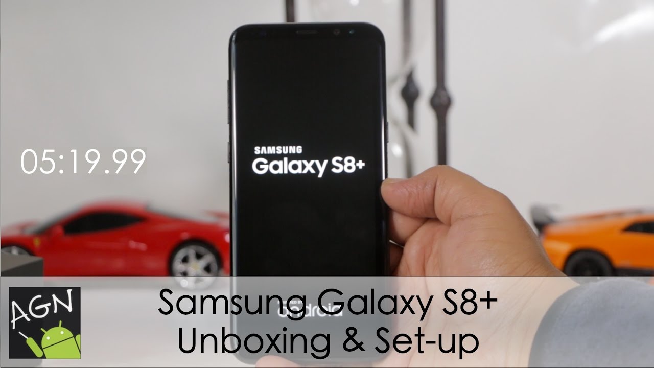 Samsung Galaxy S8 Plus Unboxing and Set-up - YouTube