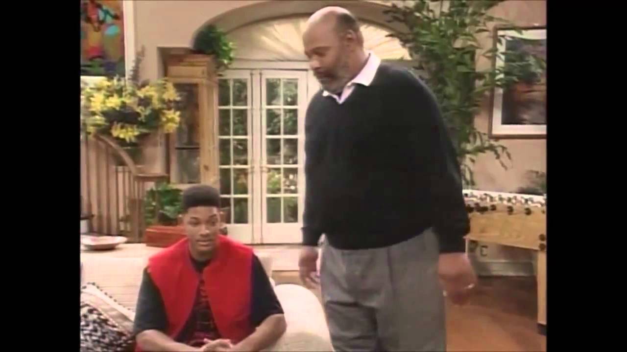 The Fresh Prince: Uncle Phil Sits On Will - YouTube