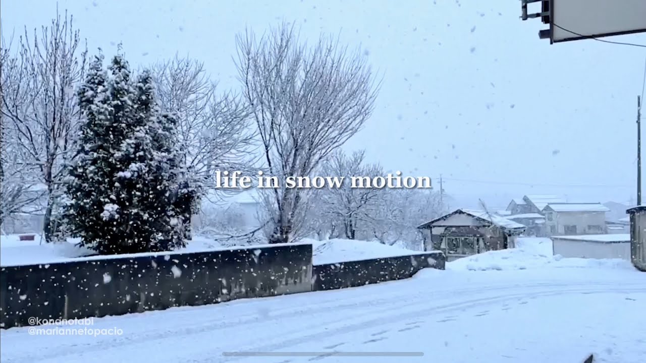 LIFE IN SNOW MOTION (WINTER IN NAGANO, JAPAN) - YouTube