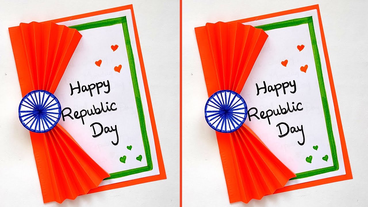 DIY Republic Day Card Ideas / Republic Day Card Making / Republic Day ...