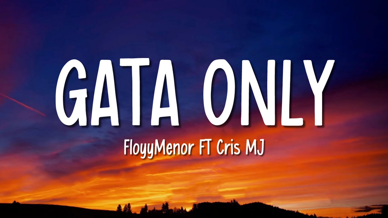 FloyyMenor - GATA ONLY ft. Cris MJ (Letra/Lyrics) - YouTube