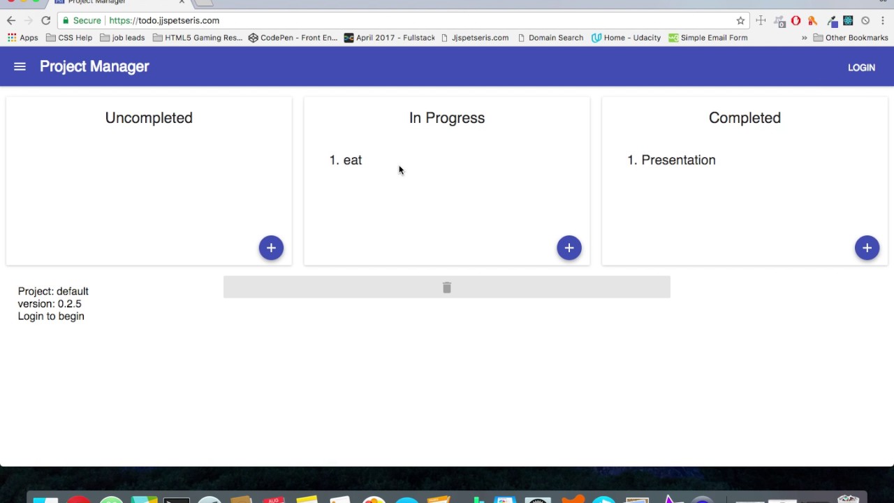Project Manager App 2 - YouTube